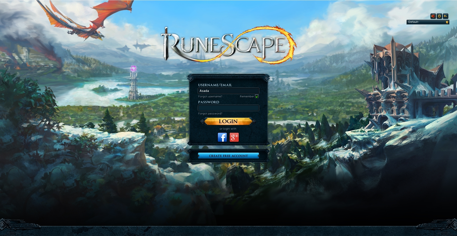 The Best Login Screen? - Runescape Chat - The Gladiatorz